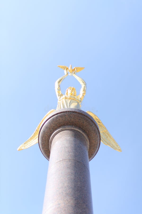 Gold angel stock photo. Image of stone, wings, belief - 10912006