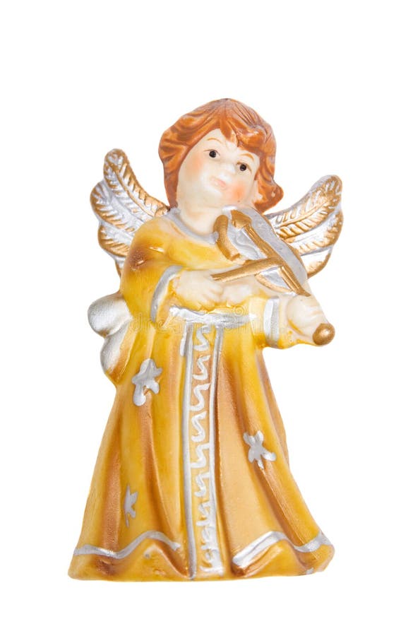Gold angel stock image. Image of religious, season, sculpture - 11863093
