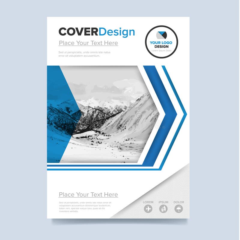 Gold Annual Report Brochure Design Template Vector Stock Vector ...