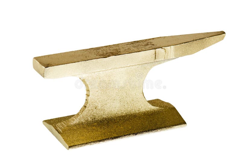 Gold anvil stock photo. Image of anvil, gold, tool, wealth - 30038454