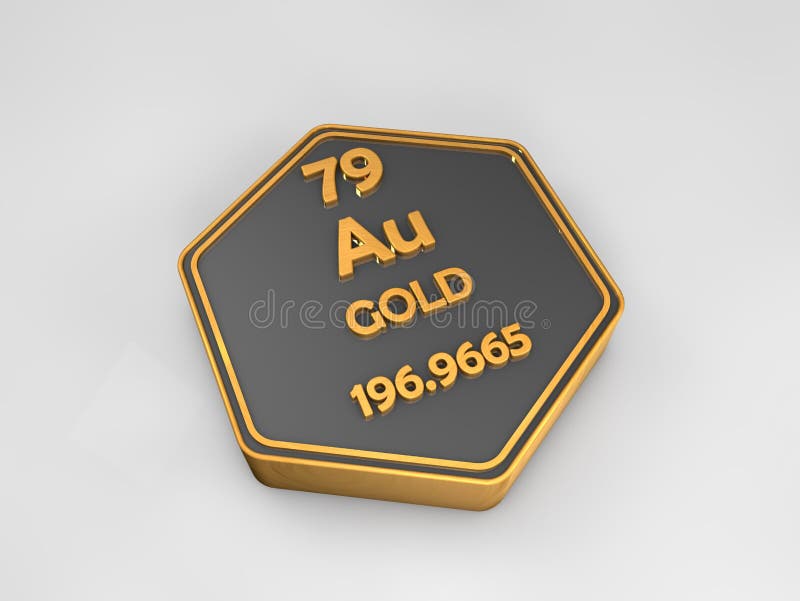 Gold Periodic Element Atom Au Symbol Stock Illustrations – 40 Gold ...