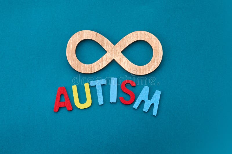 Gold Autism Infinity Sign Symbol. Autism Awareness Day Stock Photo ...