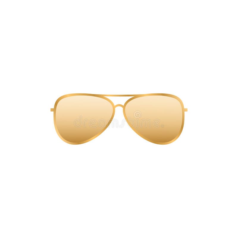 Gold Aviator Glasses Stock Illustrations – 77 Gold Aviator Glasses ...