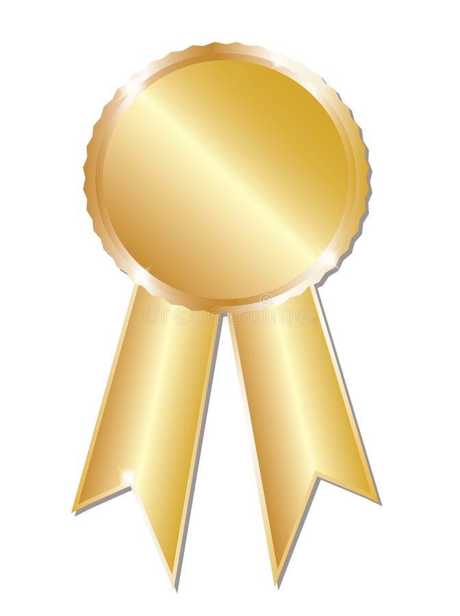 Gold award stock illustration. Illustration of place - 22564215