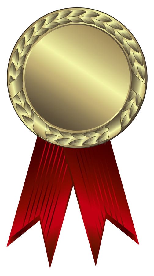 Gold Award Ribbons Stock Photo - Image: 8001270