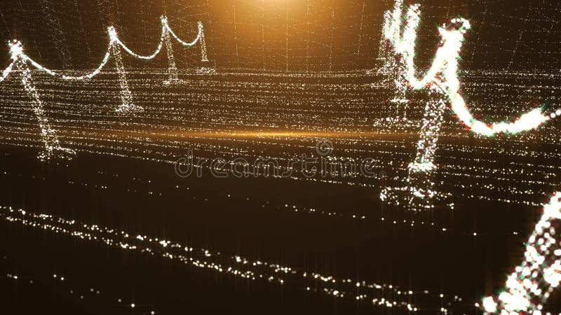 Gold Awards Background Stage Particles with Light Stock Footage - Video ...