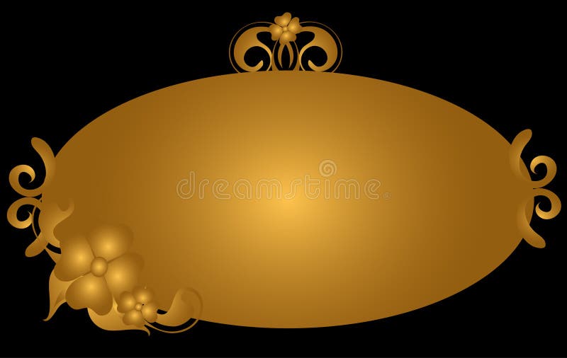 Gold Swish Border Stock Illustrations – 11 Gold Swish Border Stock ...