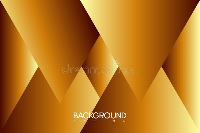 Gold Abstract Background Triangle Style Stock Vector - Illustration of ...