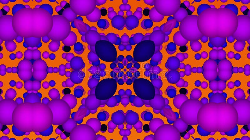 Gold Background with an Attractive Pattern of Various Colorful Circles ...