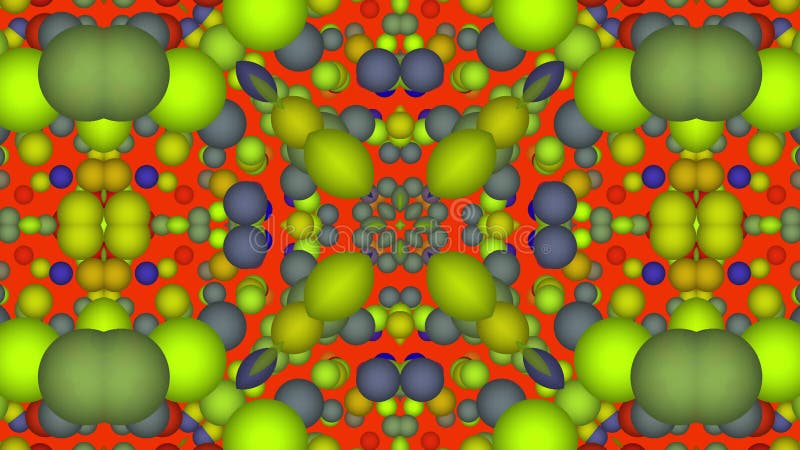 Gold Background with an Attractive Pattern of Various Colorful Circles ...