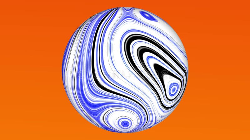 Gold Background with Ball Patterns in 3 Colors, Namely Blue, White and ...