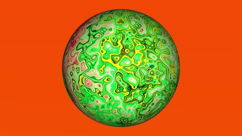 Gold Background. with Color Ball Patterns with Moving and Rotating ...