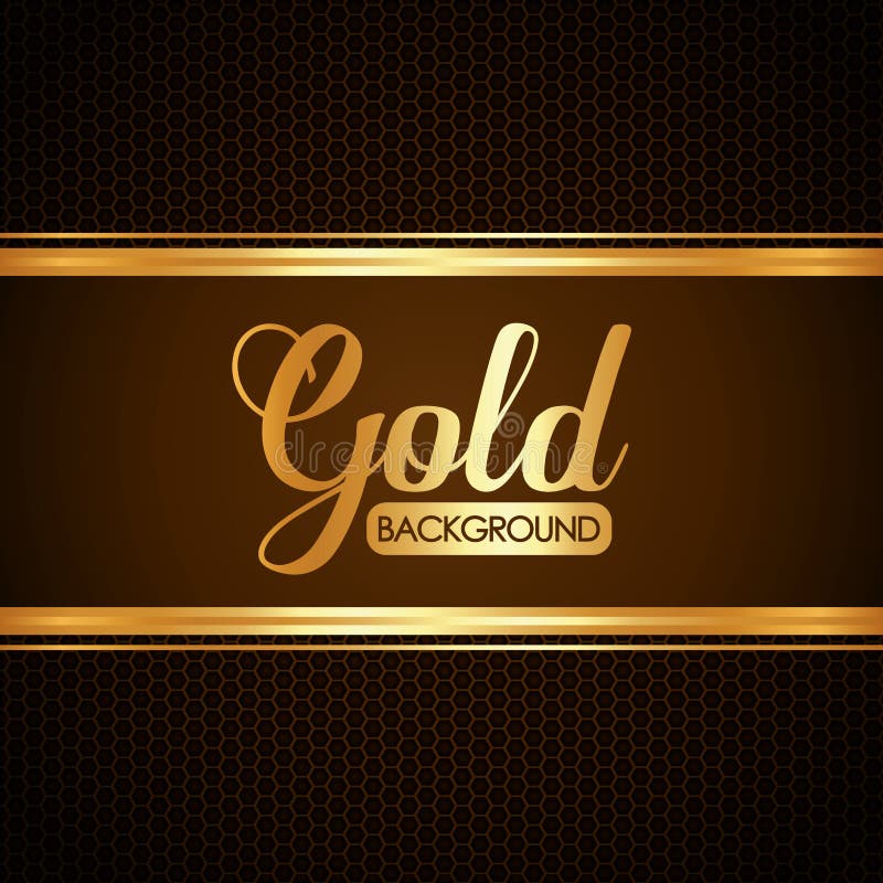 Gold background design stock vector. Illustration of empty - 66576285