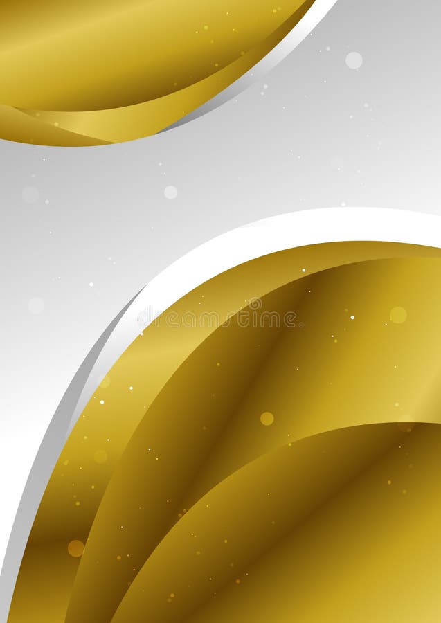 Gold Background Design Template Stock Illustration - Illustration of ...
