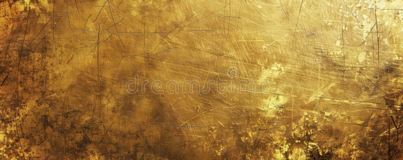 Gold Background Distressed Texture Featuring Subtle Scratches Stock ...