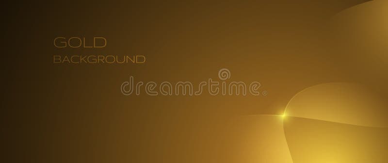 Vector Abstract Light Gold Effect, Flow Line, Motion Pattern and Golden ...