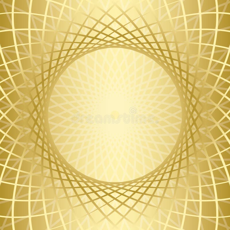 Gold Vector Background with Golden Grid Stock Vector - Illustration of ...