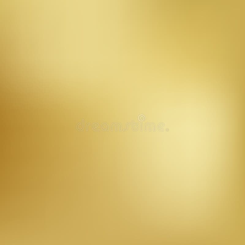 Gold Background Gradient Foil Vector Yellow Texture. Smooth Gold ...