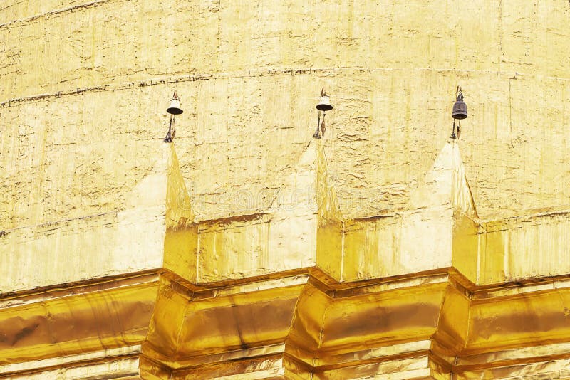 Gold Background, Old Building Wall Surface Adorned with Gold and Stock ...