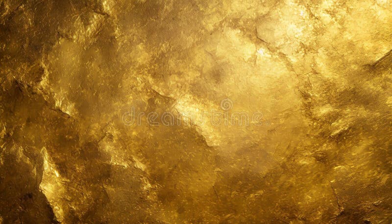 Gold Background. Rough Golden Texture Stock Illustration - Illustration ...