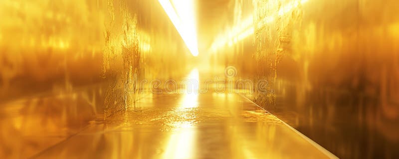 A Gold Background with a Subtle Gradient, Transitioning from Light To ...