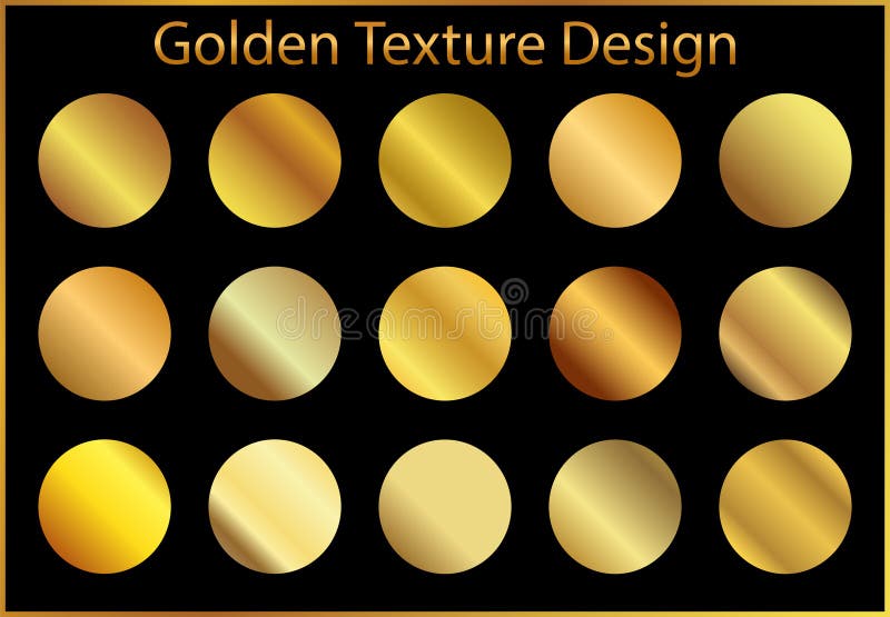 Gold Background Texture Vector Icon Seamless Pattern Stock Vector ...