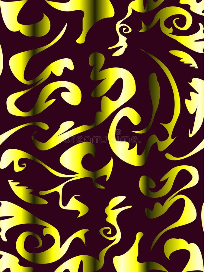 Gold backround stock vector. Illustration of decor, style - 4793196