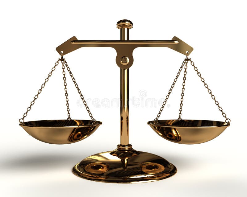 Gold Balance stock illustration. Illustration of judge - 23412876