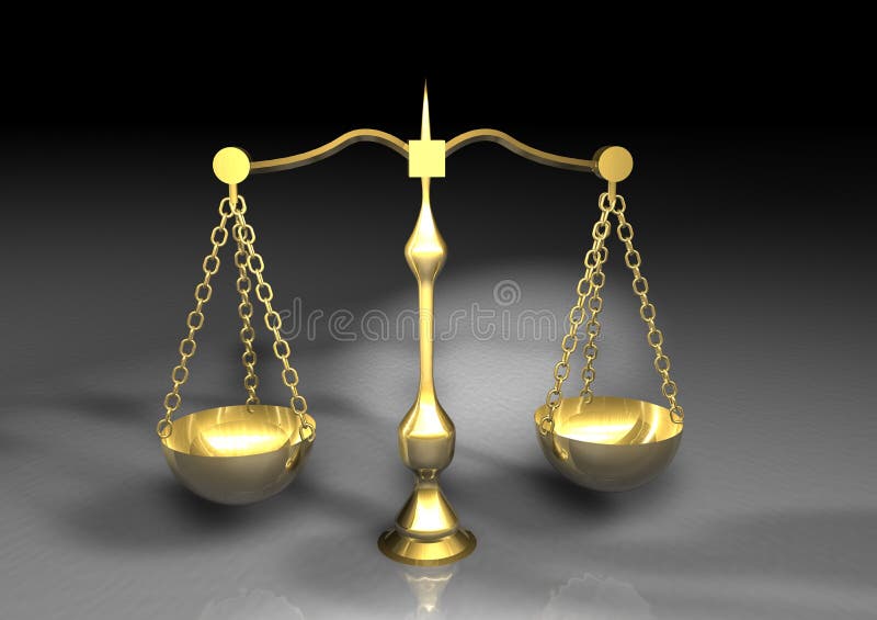 Gold balance stock illustration. Illustration of measurement - 38692756