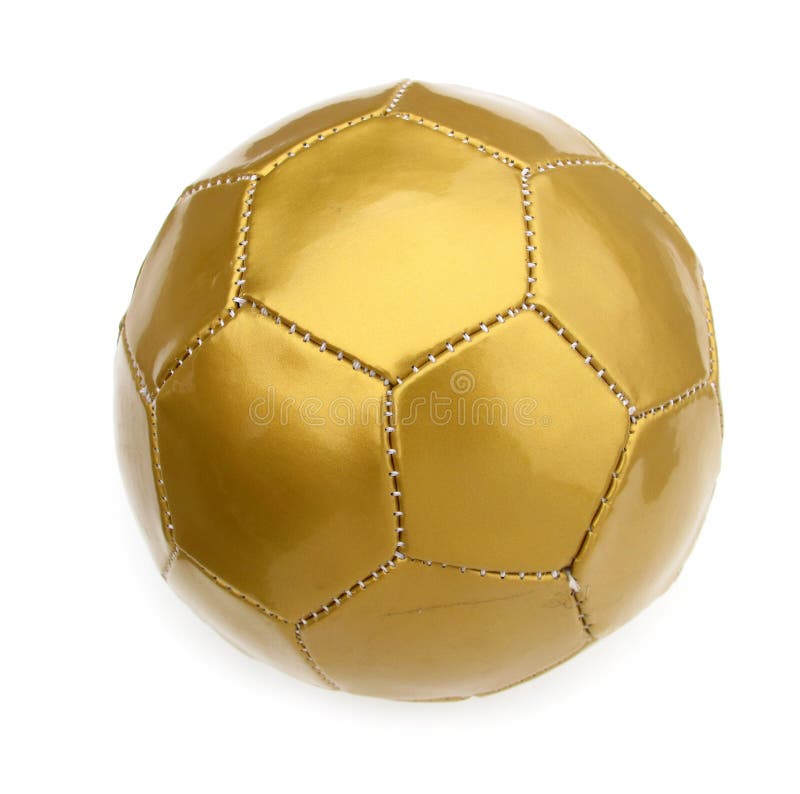 Gold ball stock photo. Image of bouncy, round, isolated - 17719590