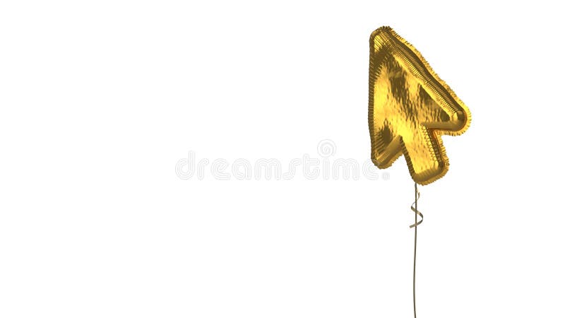 3d Golden Mouse Pointer Stock Illustrations – 33 3d Golden Mouse ...