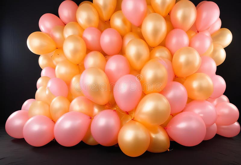 Bunch Gold Black Balloons Stock Illustrations – 824 Bunch Gold Black ...