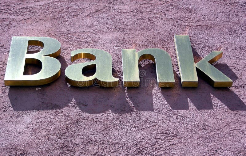 Gold Bank stock photo. Image of banking, gold, investing - 721484