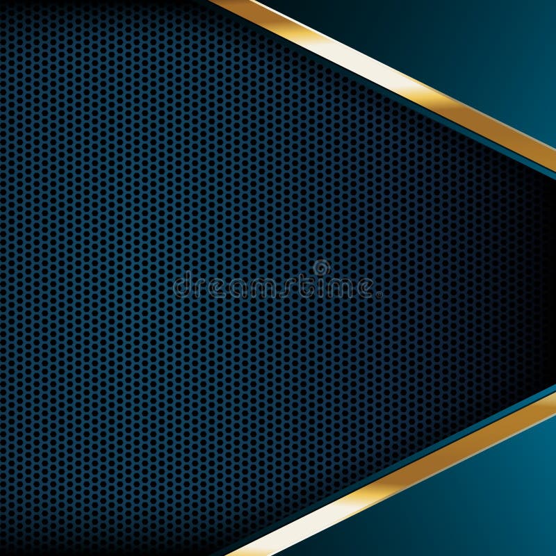 Gold Banner Abstract Vector Background Board for Text and Message ...