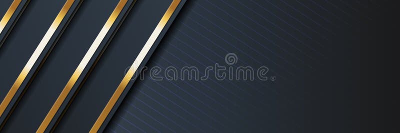 Gold Banner Abstract Vector Background Board for Text and Message ...