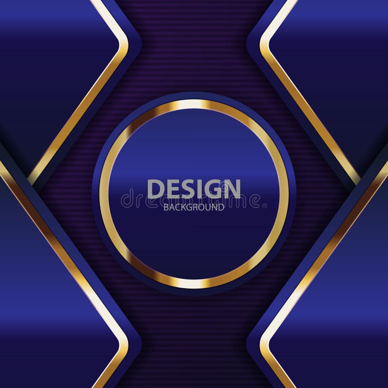 Gold Banner Abstract Vector Background Board for Text and Message ...