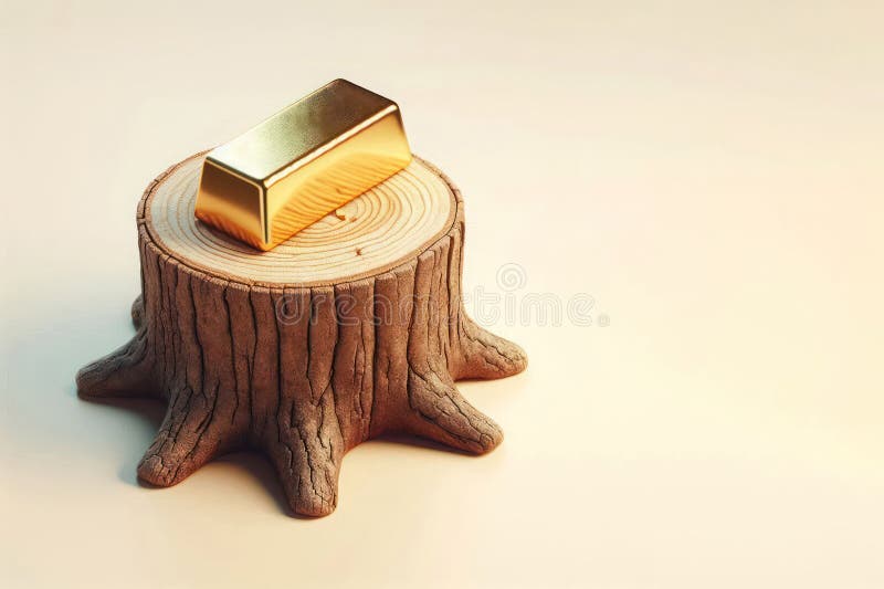 Stump of Gold stock image. Image of metolius, bushes - 174907649