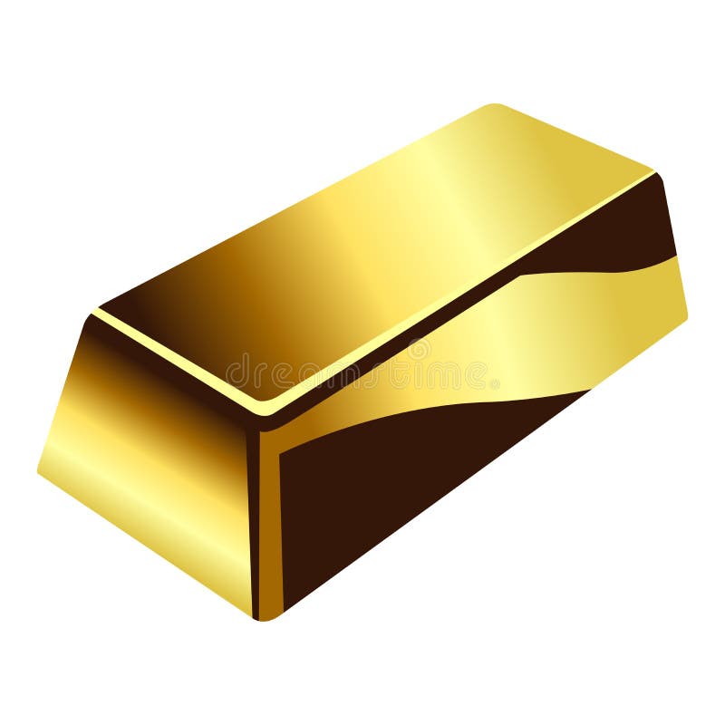 Gold Ingot Vector