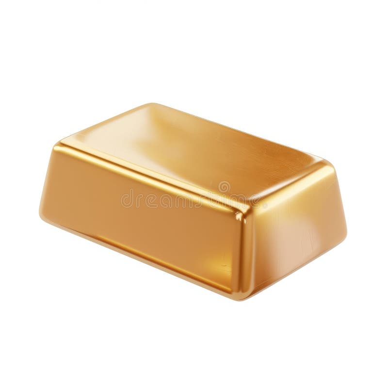 Shiny Golden Bullion Bar, Wealth and Luxury Concept Stock Illustration ...