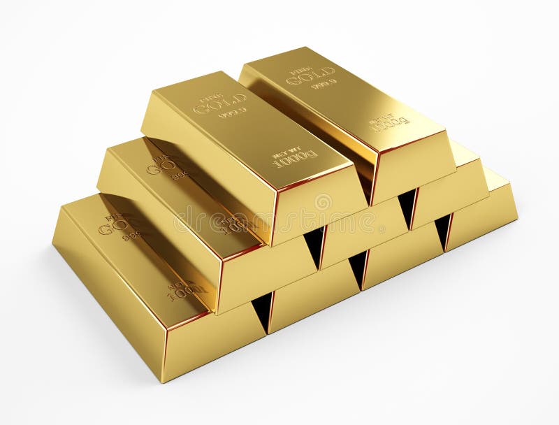 Stack Gold Bricks Stock Illustrations – 343 Stack Gold Bricks Stock ...