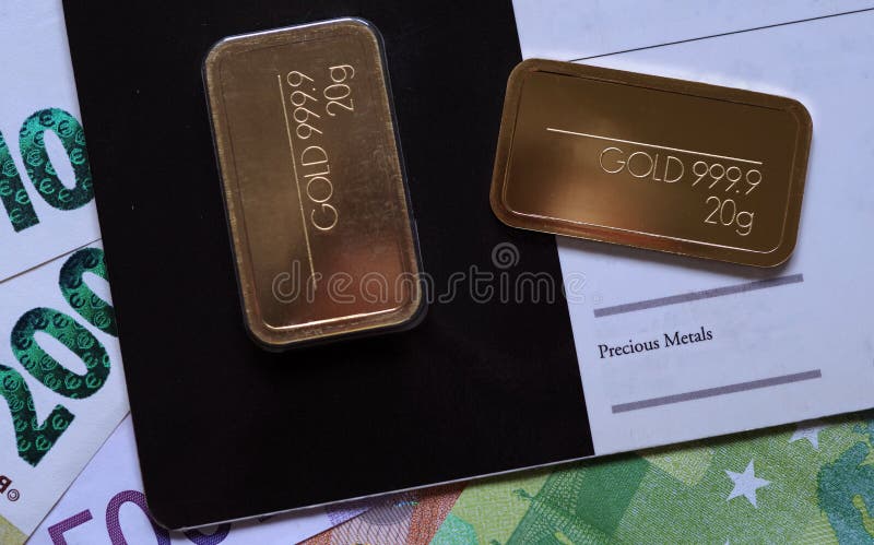 Banknotes of Various Denominations of Euro Arranged on a White Surface ...