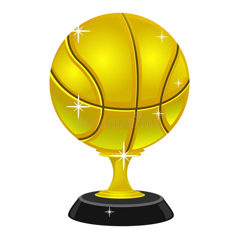 Gold basketball ball stock illustration. Illustration of rubber - 27735116