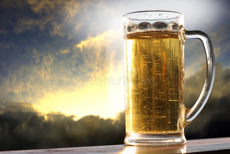 Gold beer 1 stock image. Image of beer, nature, alcohol - 6126215