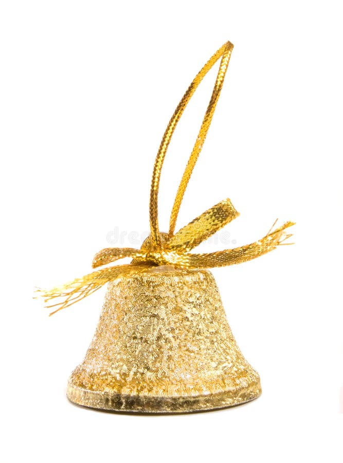Bell christmas decoration stock photo. Image of ornament - 135166456