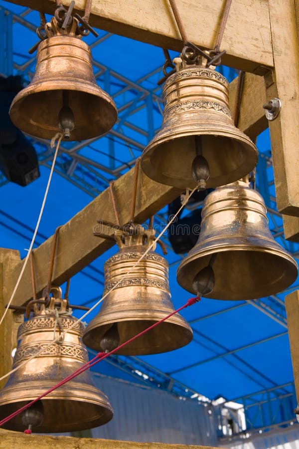 Church bells stock photo. Image of background, church - 9481234