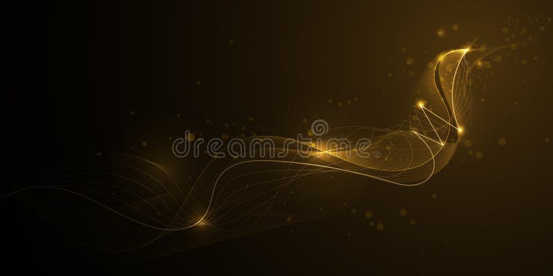 Illustration Vector Abstract Wave, Flow Line, Motion Pattern and ...