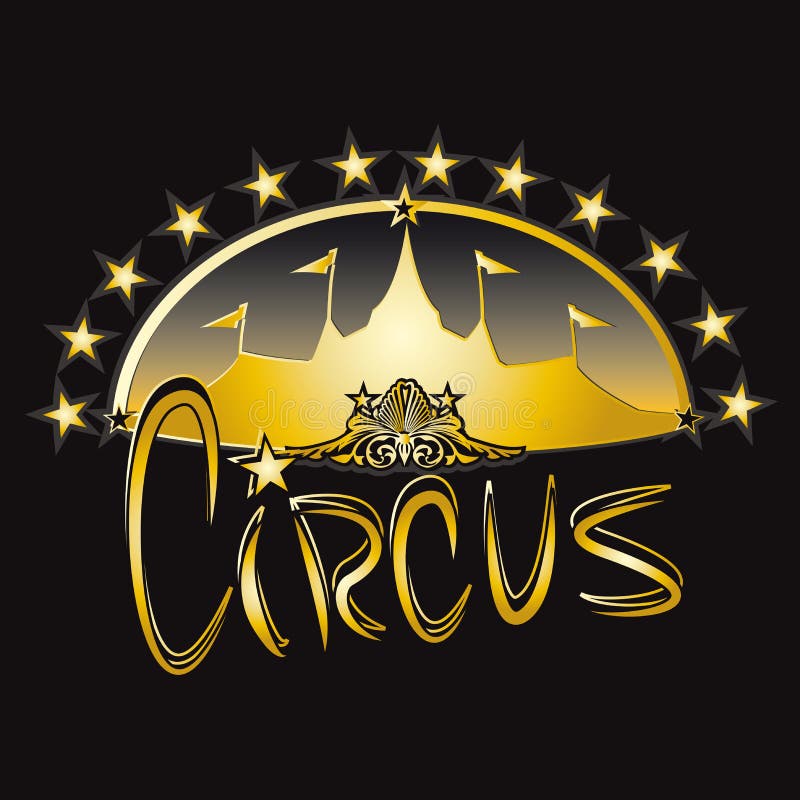 Red and Gold Circus Background Stock Vector - Illustration of design ...