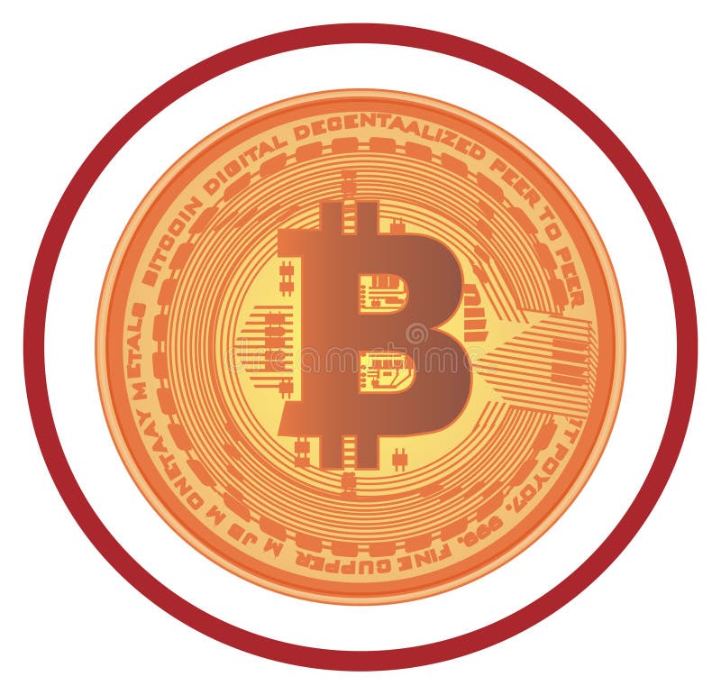 Red Bitcoin Sign Stock Illustrations – 3,292 Red Bitcoin Sign Stock ...