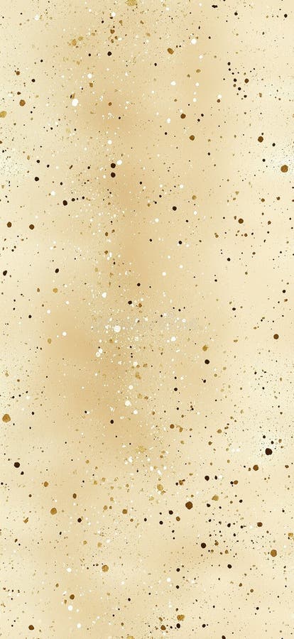 Gold and Black Paint Splattering on White Canvas Background. Sprinkled ...