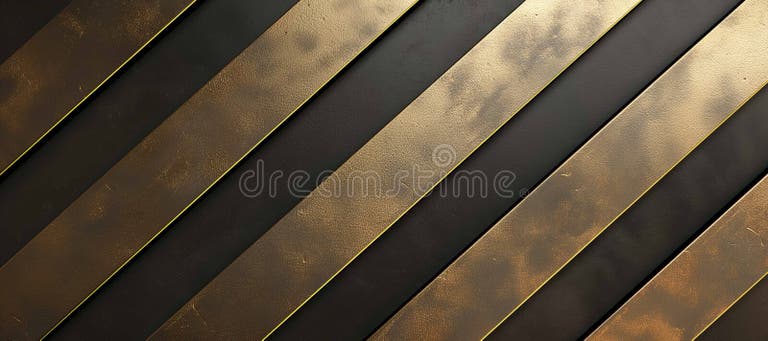 Gold Black Slanted Rusty Iron Wall Texture Background Stock ...